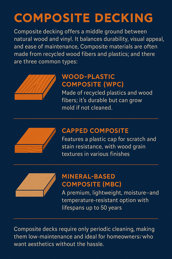 Choosing the Best Decking Material - Wood, Vinyl, or Composite